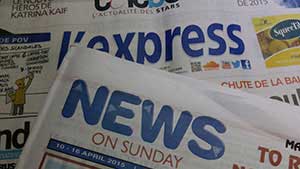 Zeitungen und Onlinenachrichten -Info-Mauritius